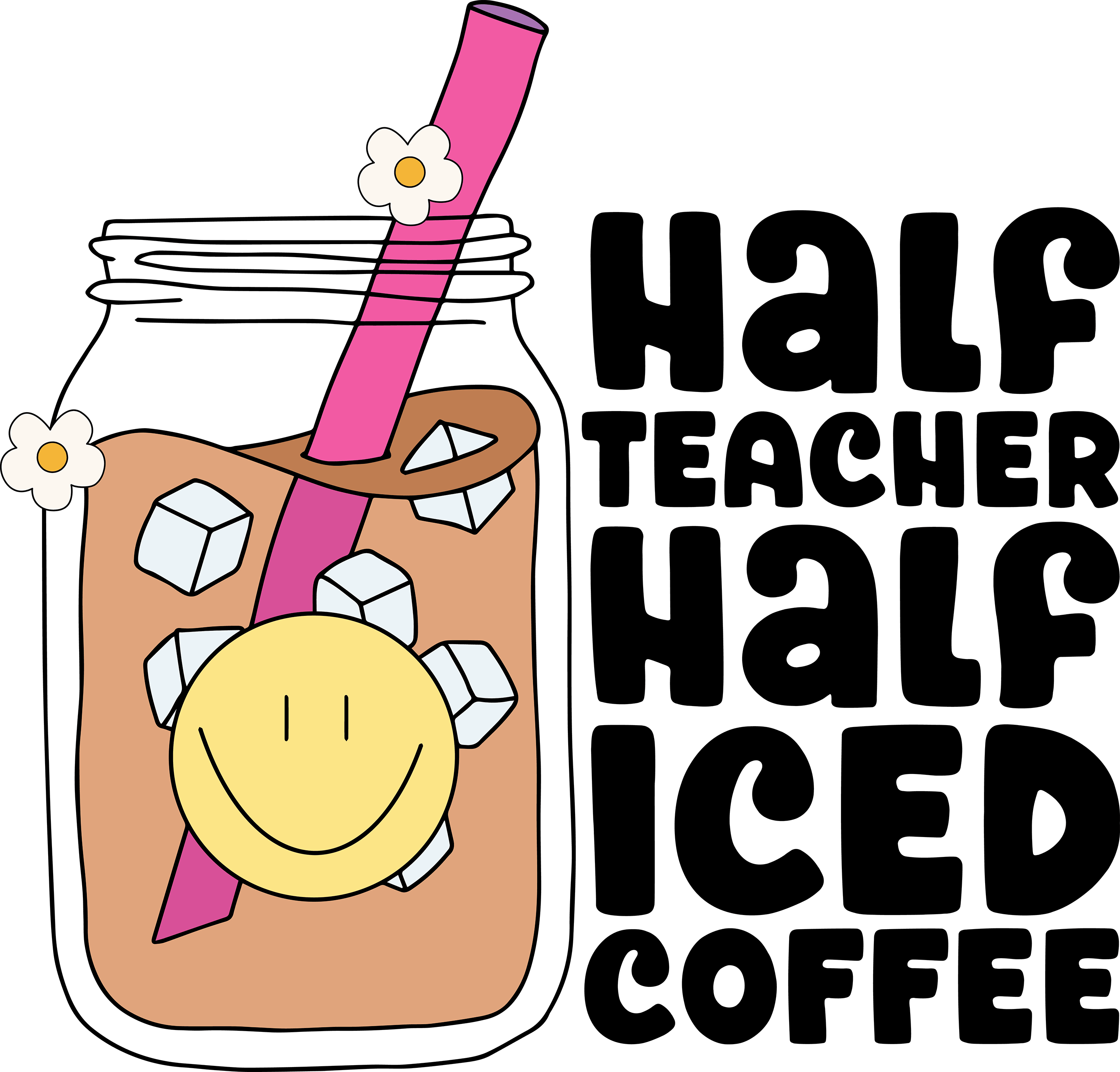 Coffee Lover Teacher Design - DTF Ready To Press — DTF Center