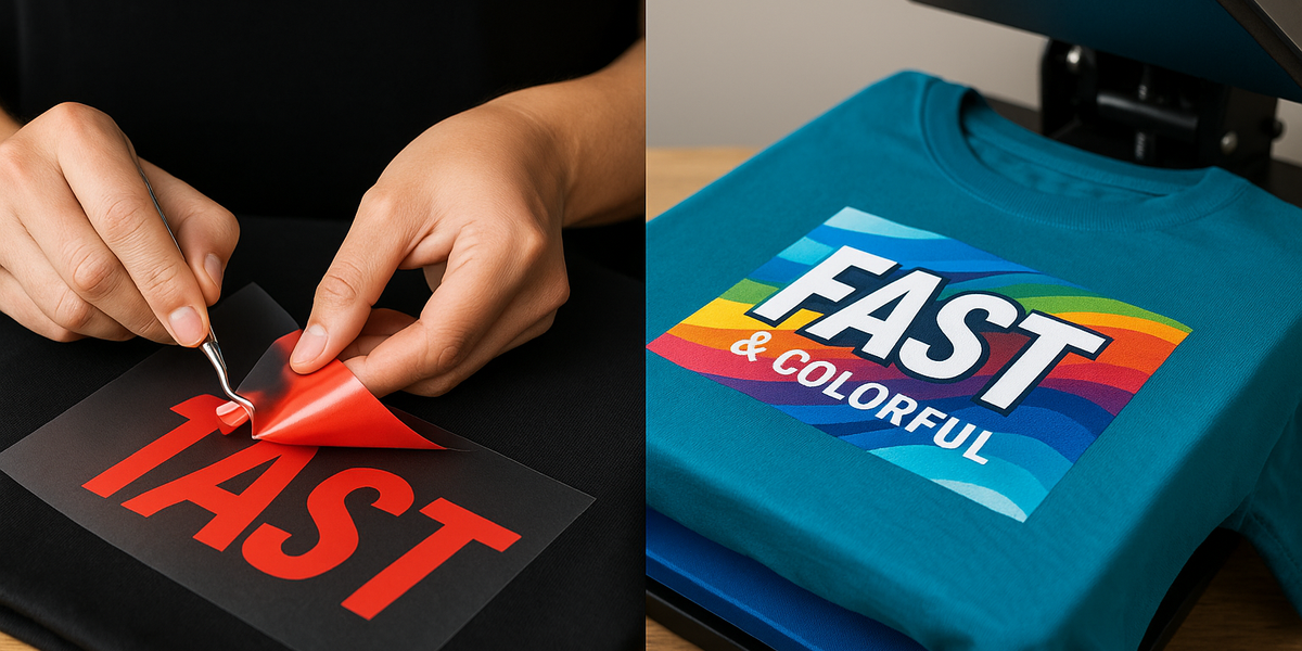 DTF Transfer vs. Heat-Transfer Vinyl: Which Method Sells Faster?