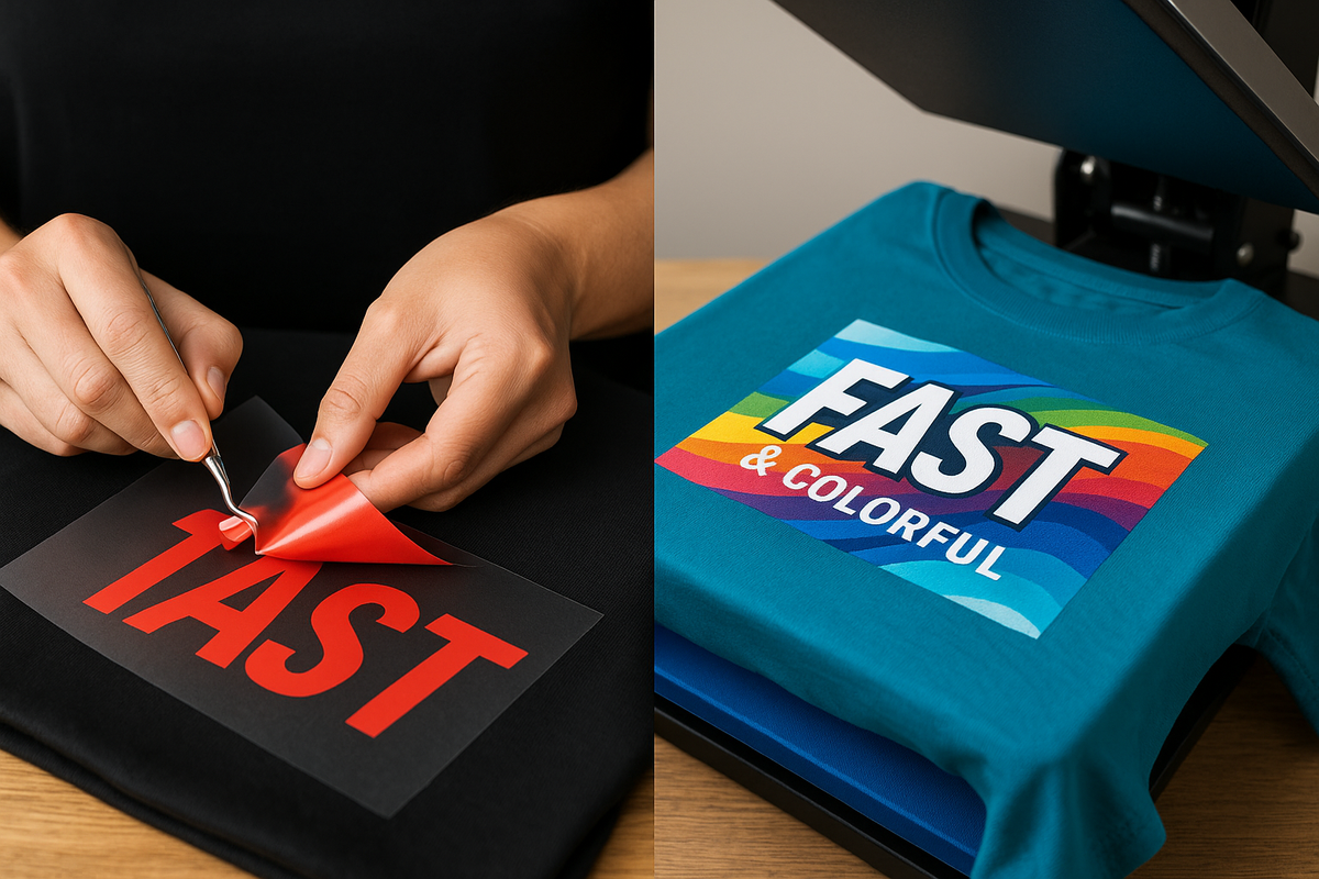 DTF Transfer vs. Heat-Transfer Vinyl: Which Method Sells Faster?