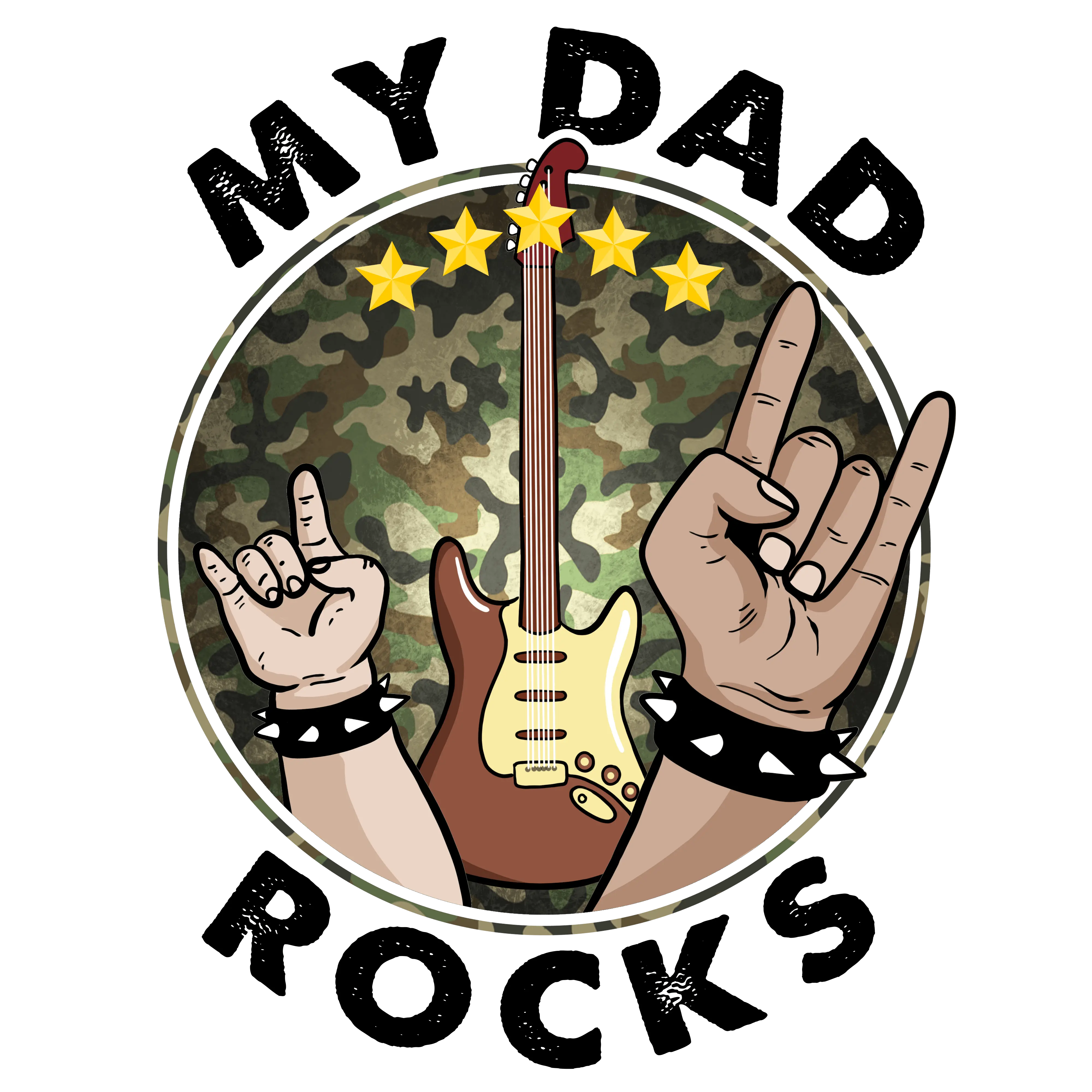 My Dad Rocks Father's Day Design - DTF Ready To Press — DTF Center