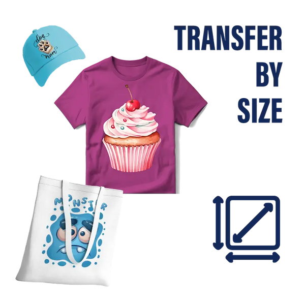 Custom DTF Transfers by Size | Same-Day Full-Color Print
