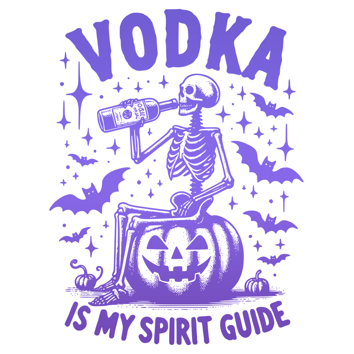 Vodka Spirit Guide DTF Transfer Ready to Press