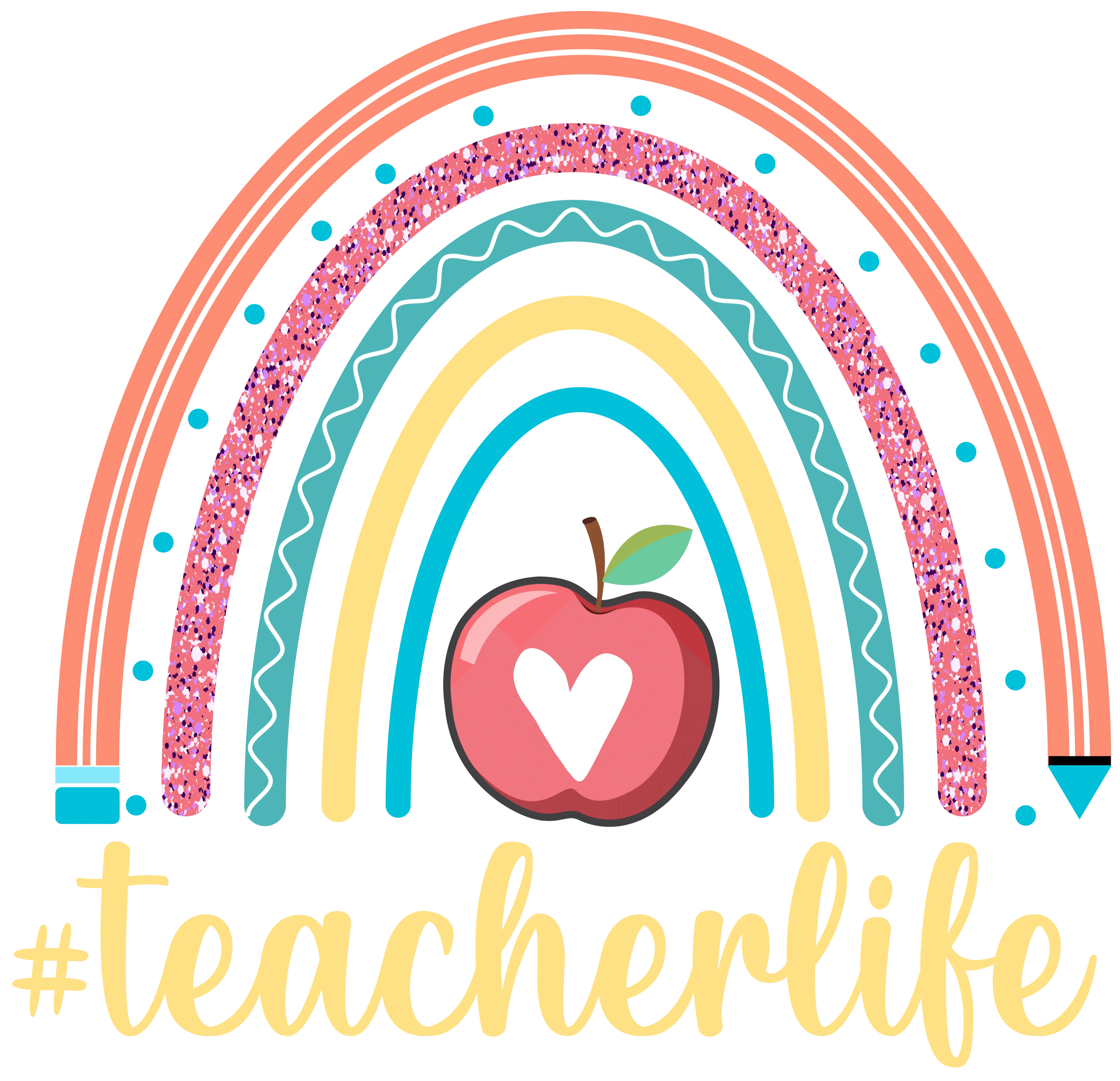 Teacher Life Design - DTF Ready To Press — DTF Center