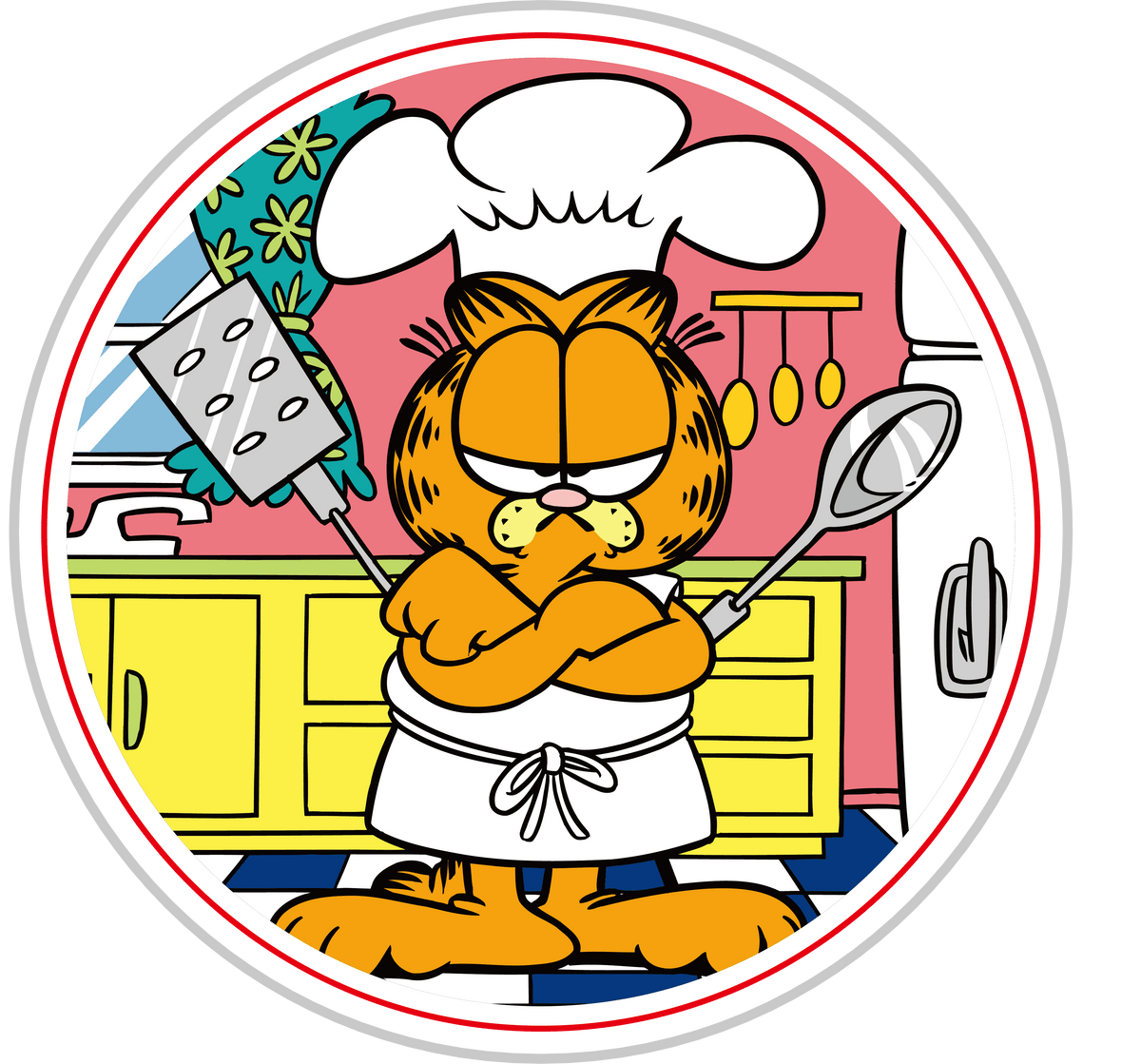 Chef Garfield Cartoon Design - DTF Ready To Press — DTF Center