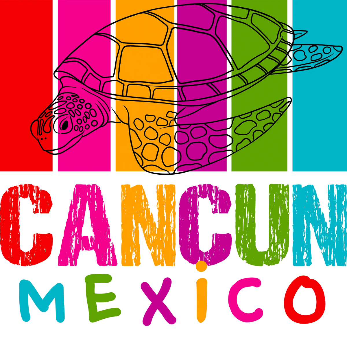 Cancun Mexico Design - DTF Ready To Press — DTF Center