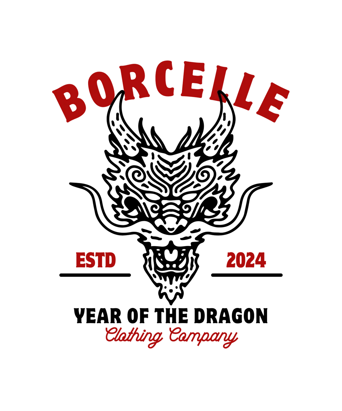 Borcelle Clothing Logo - DTF Ready to Press