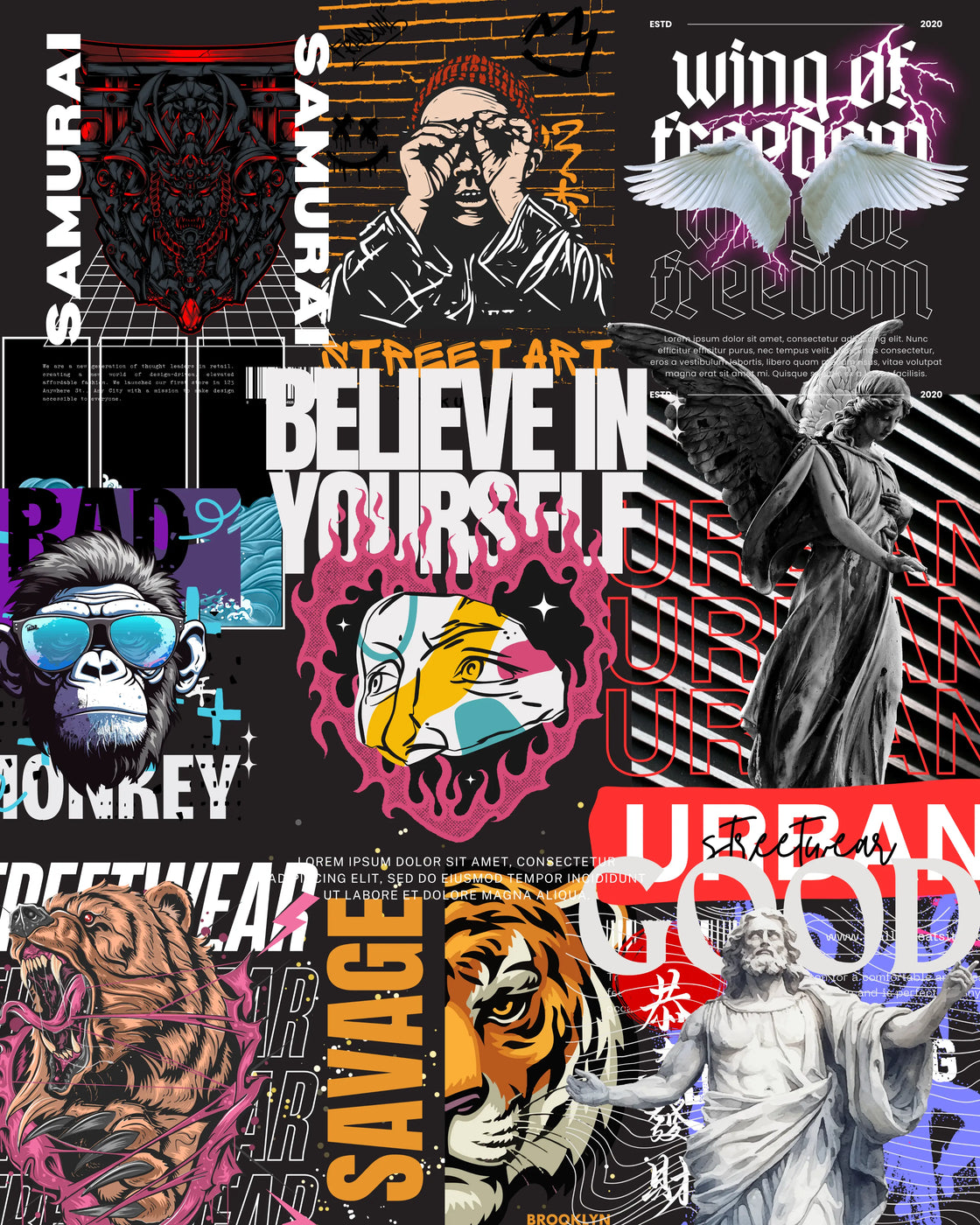 DTF Transfer Bundle - 12 Ready-to-Press Designs Per Theme!