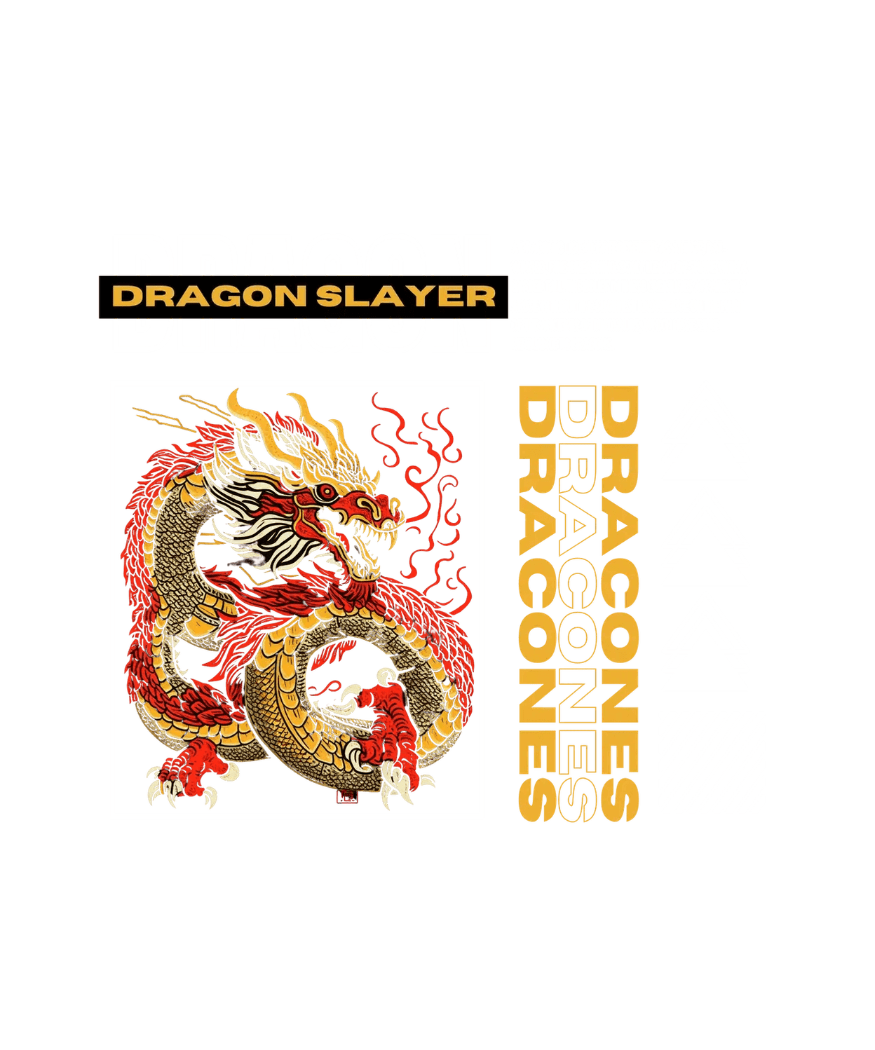 Dragon Slayer Myth - DTF Ready to Press