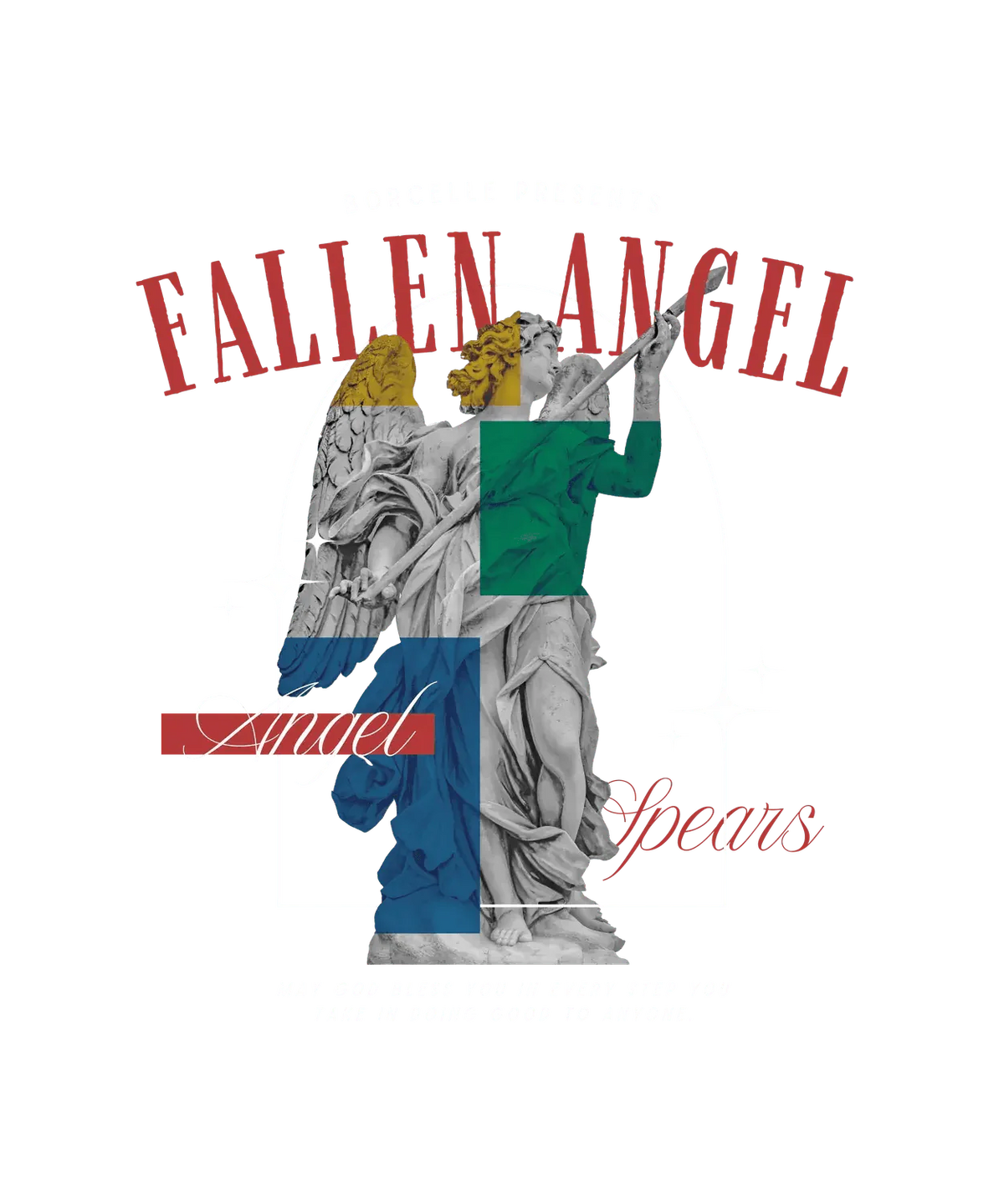 Fallen Angel Artwork - DTF Ready to Press