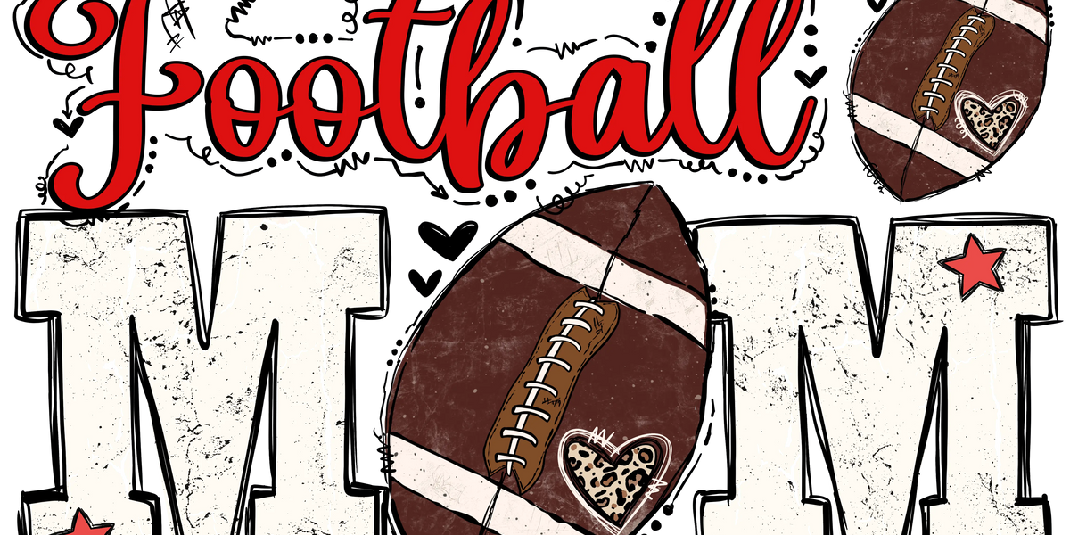 Football Mom Design - DTF Ready To Press
