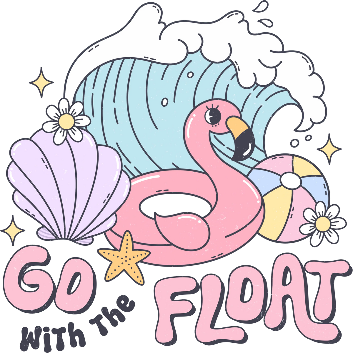 Go With The Float Design - DTF Ready To Press — DTF Center