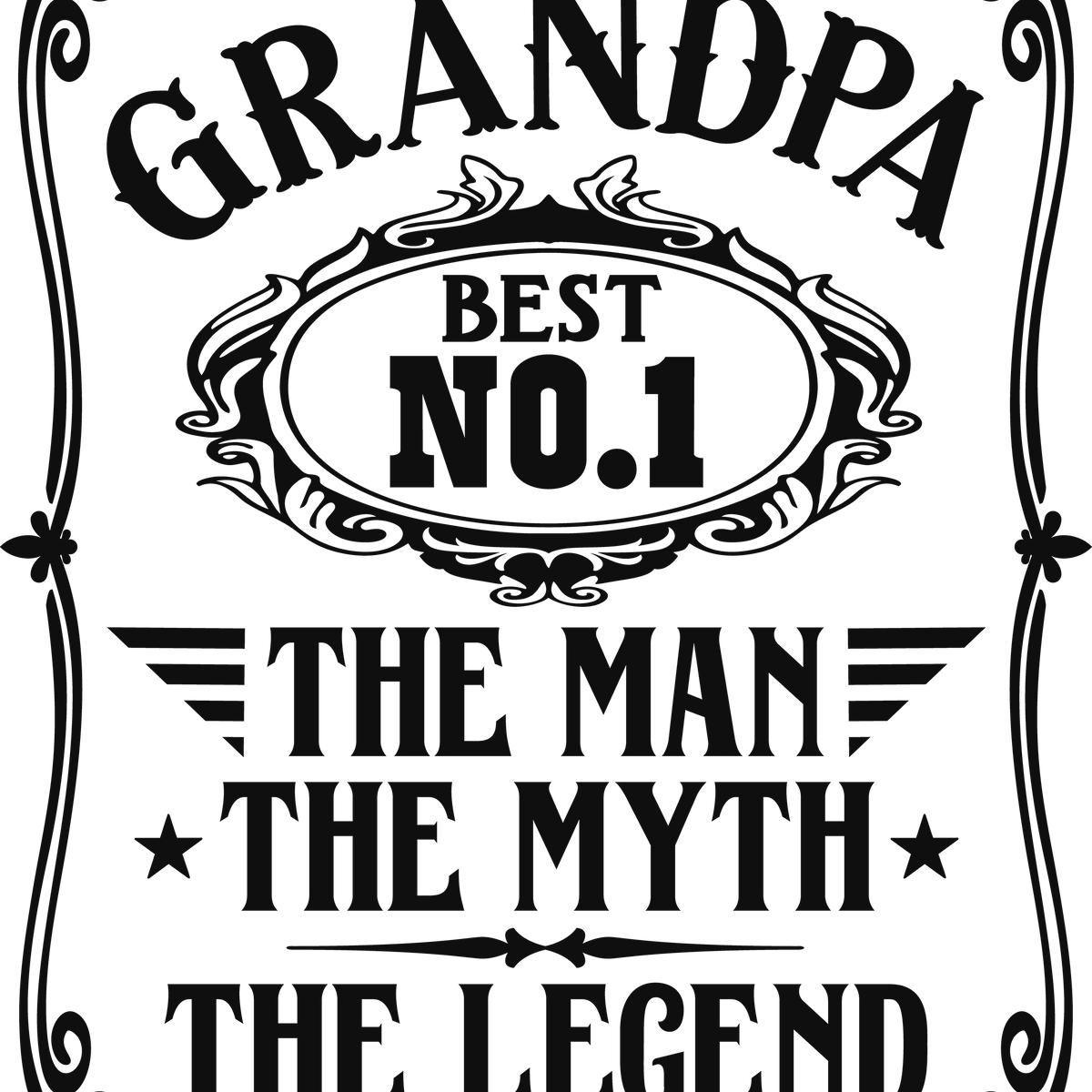 Best Grandpa Father's Day Design - DTF Ready To Press