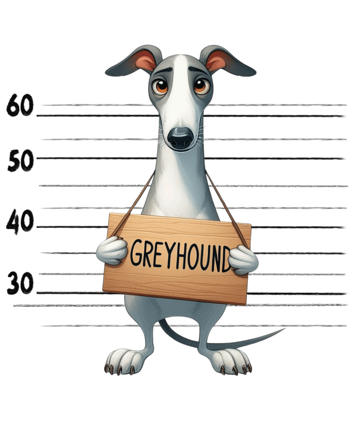 Greyhound Design - DTF Ready To Press - DTF CENTER