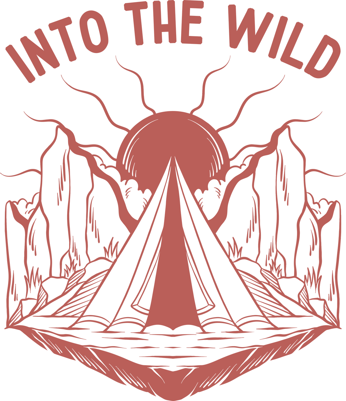 Into The Wild Design - DTF Ready To Press