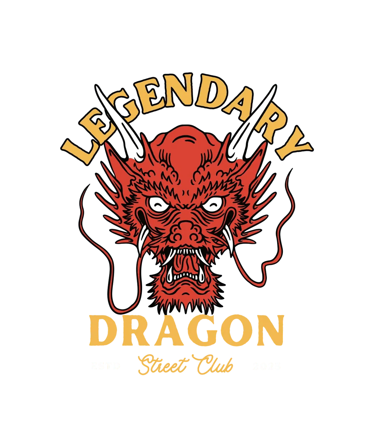 Legendary Dragon Club - DTF Ready to Press