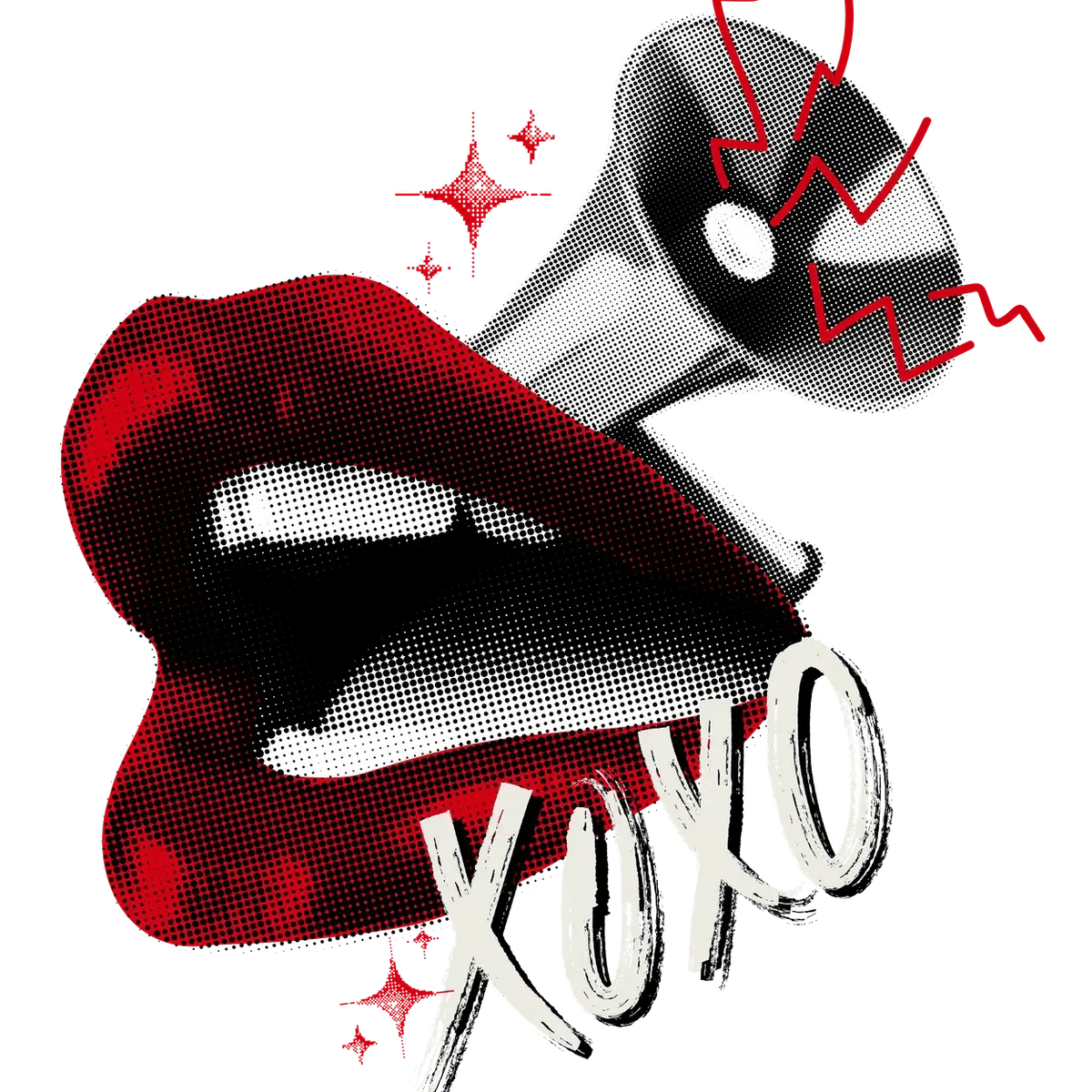 Lipstick Kiss XOXO - DTF Ready to Press