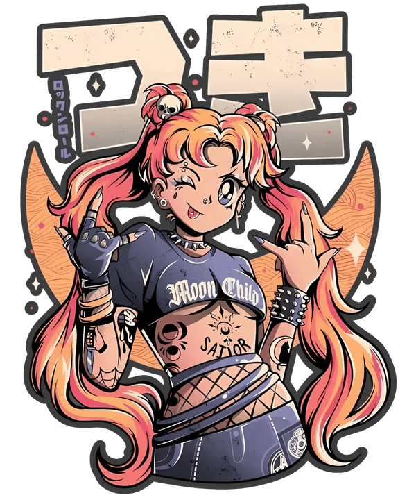 Moon Child Graphic - DTF Ready to Press