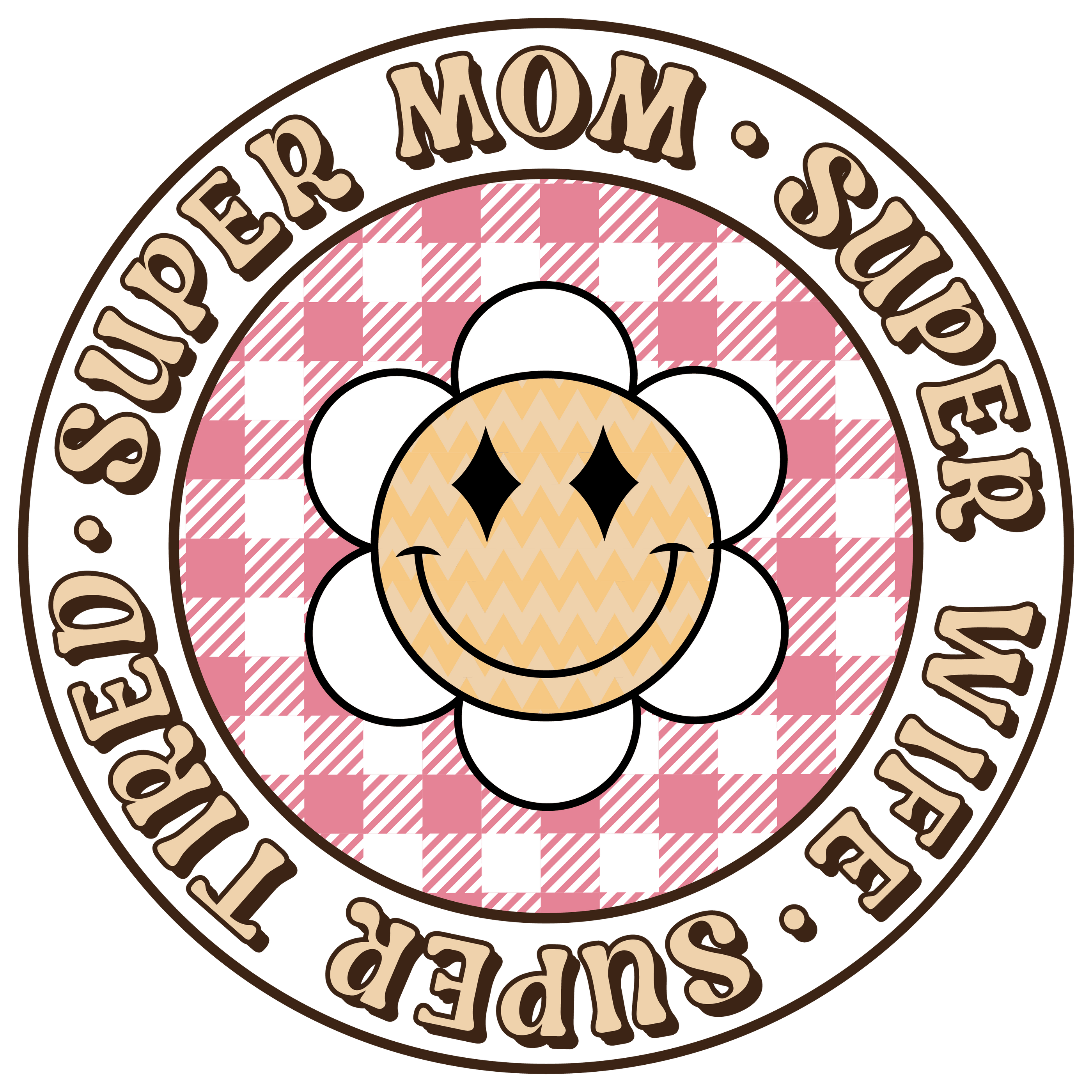 Super Mom Design - DTF Ready To Press - DTF CENTER