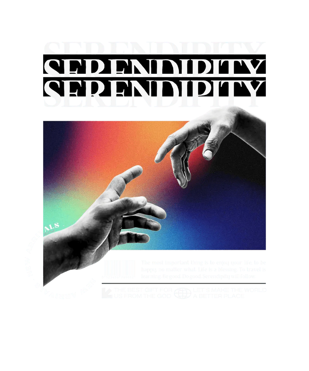 Serendipity Hands - DTF Ready to Press