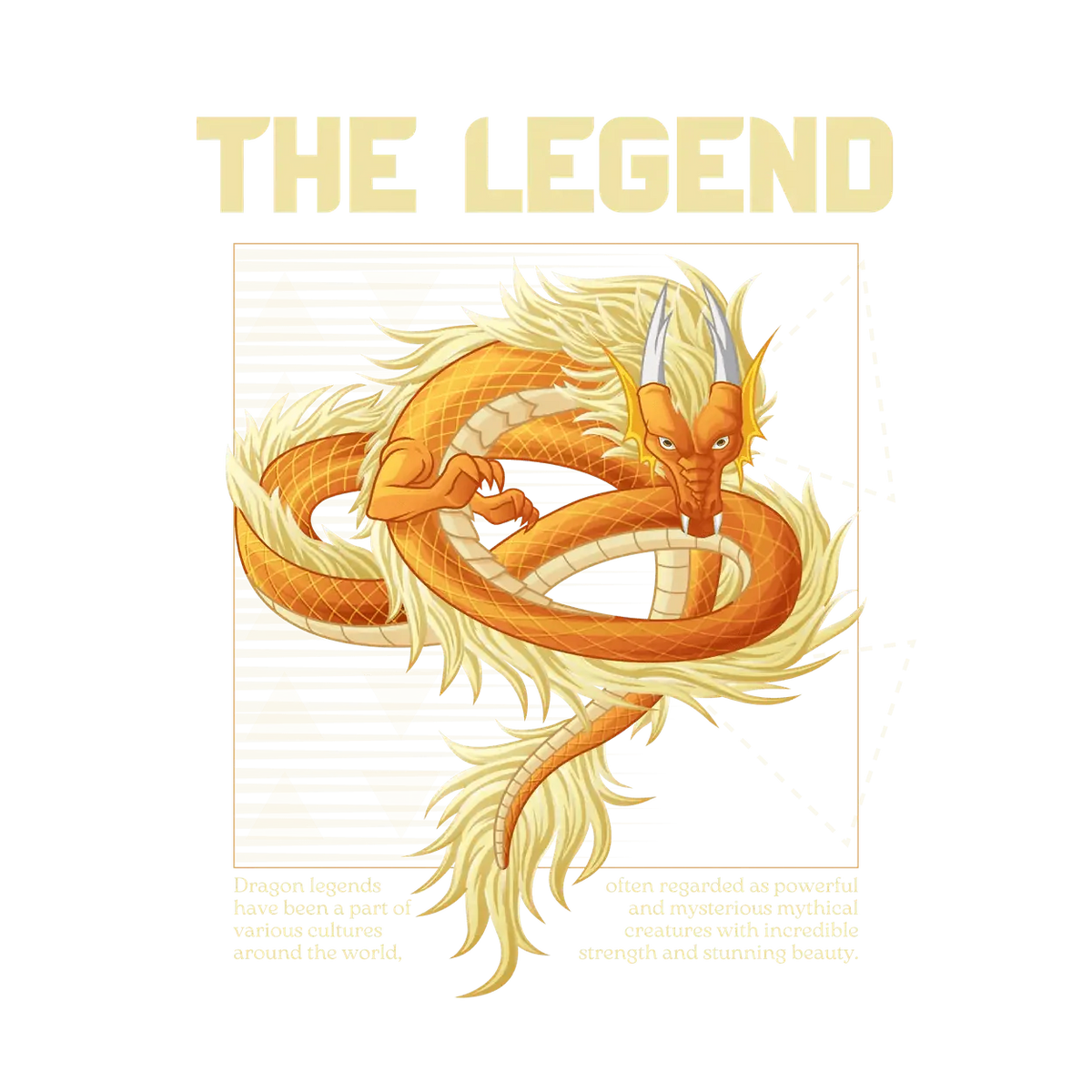The Legend Dragon - DTF Ready to Press