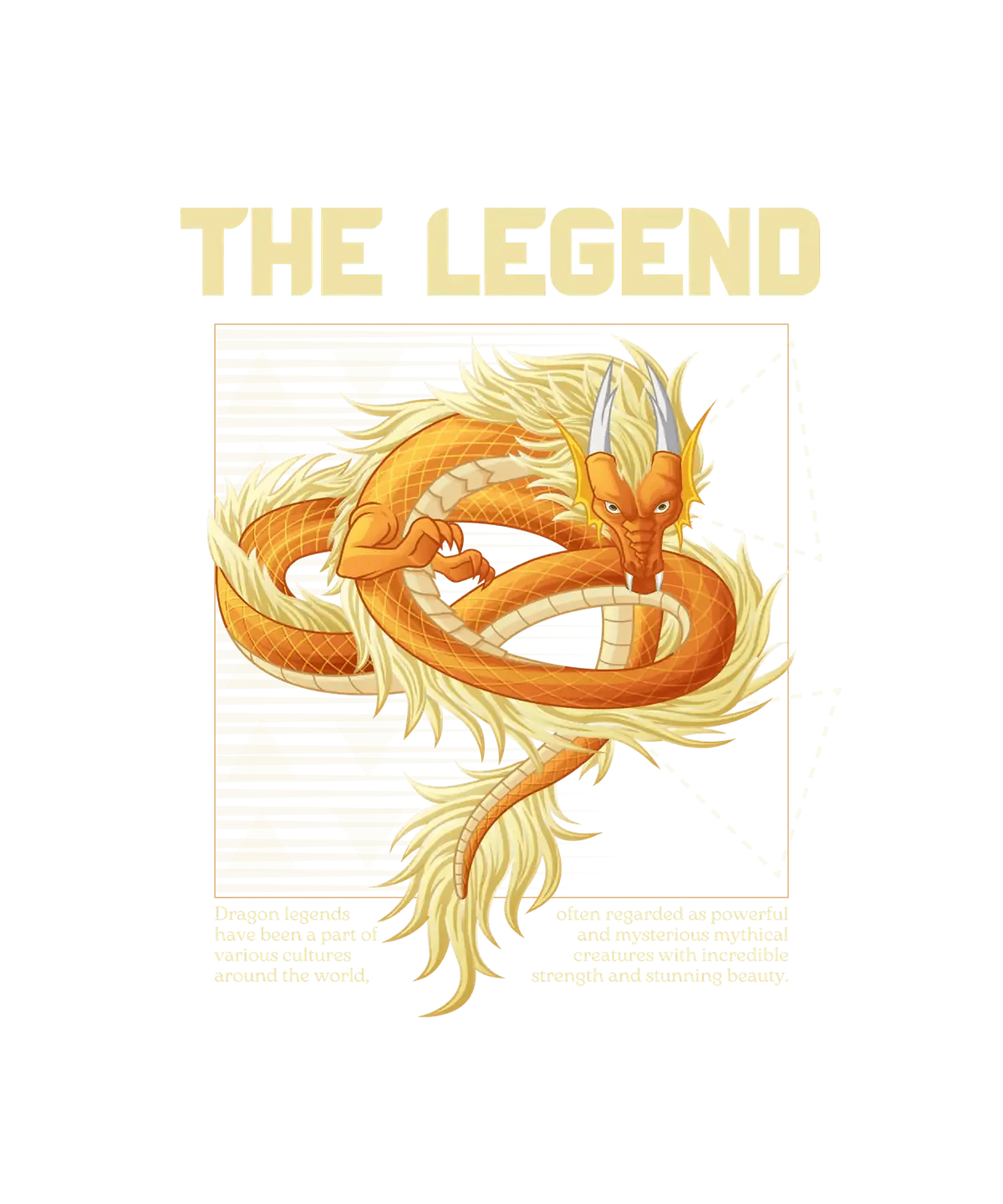 The Legend Dragon - DTF Ready to Press