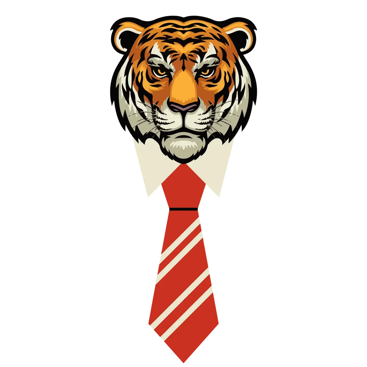 Tiger Tie Style - DTF Ready to Press