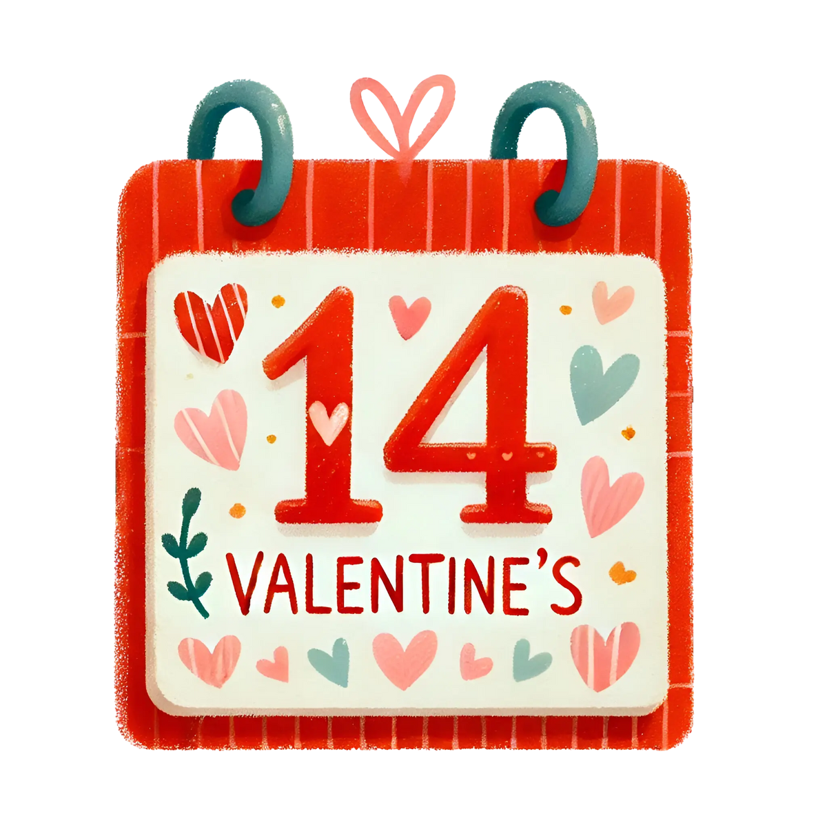 Valentine's Day Calendar Design | DTF Center for Lovers