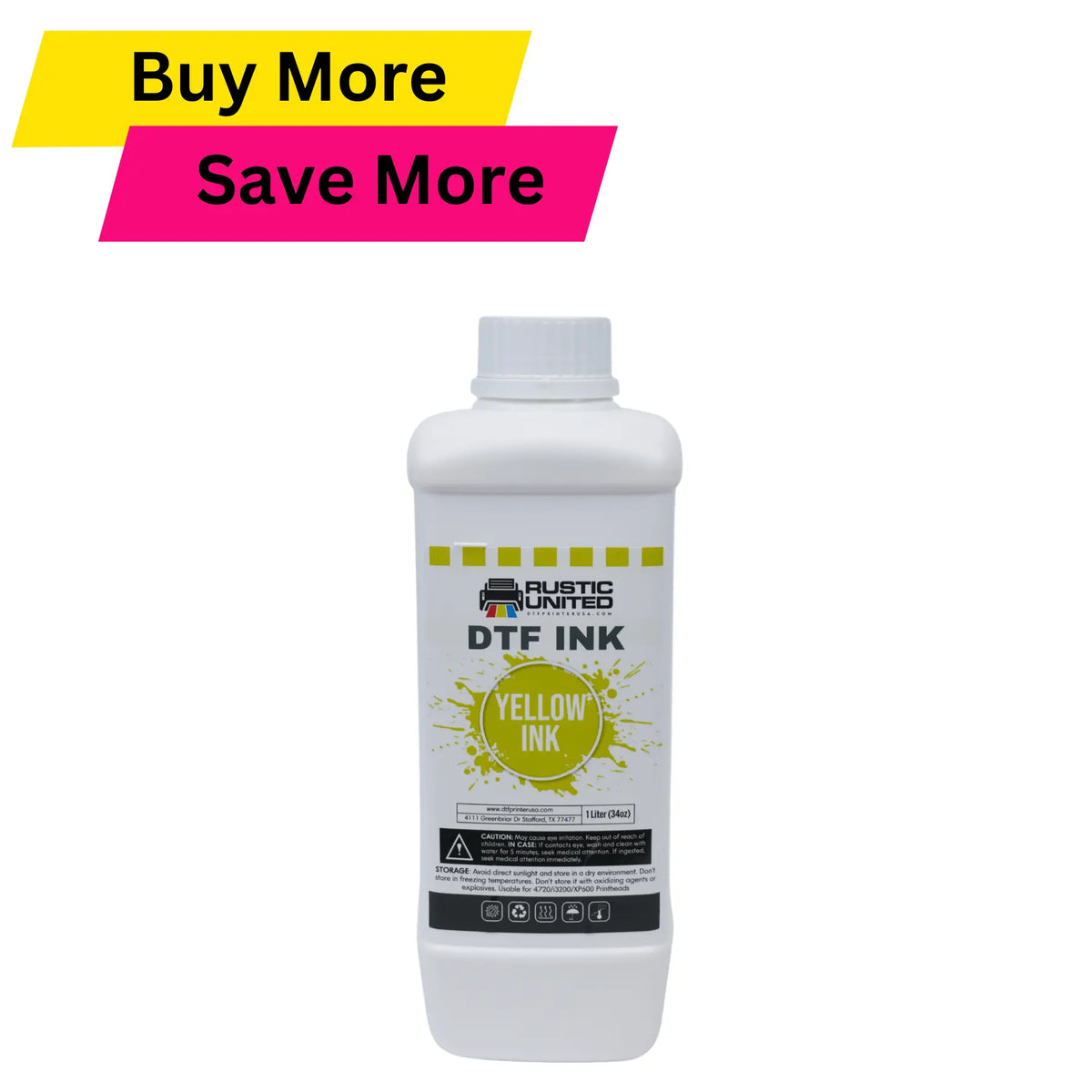 DTF Ink High-Quality - Yellow - 1 Liter | DTF Center