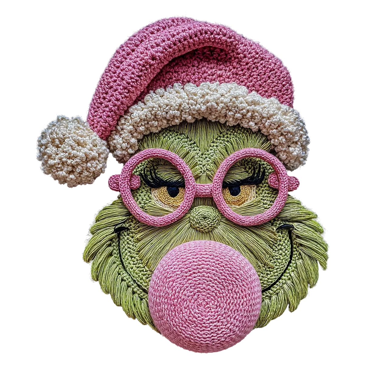 Christmas Bubblegum Elf DTF Transfer Ready to Press