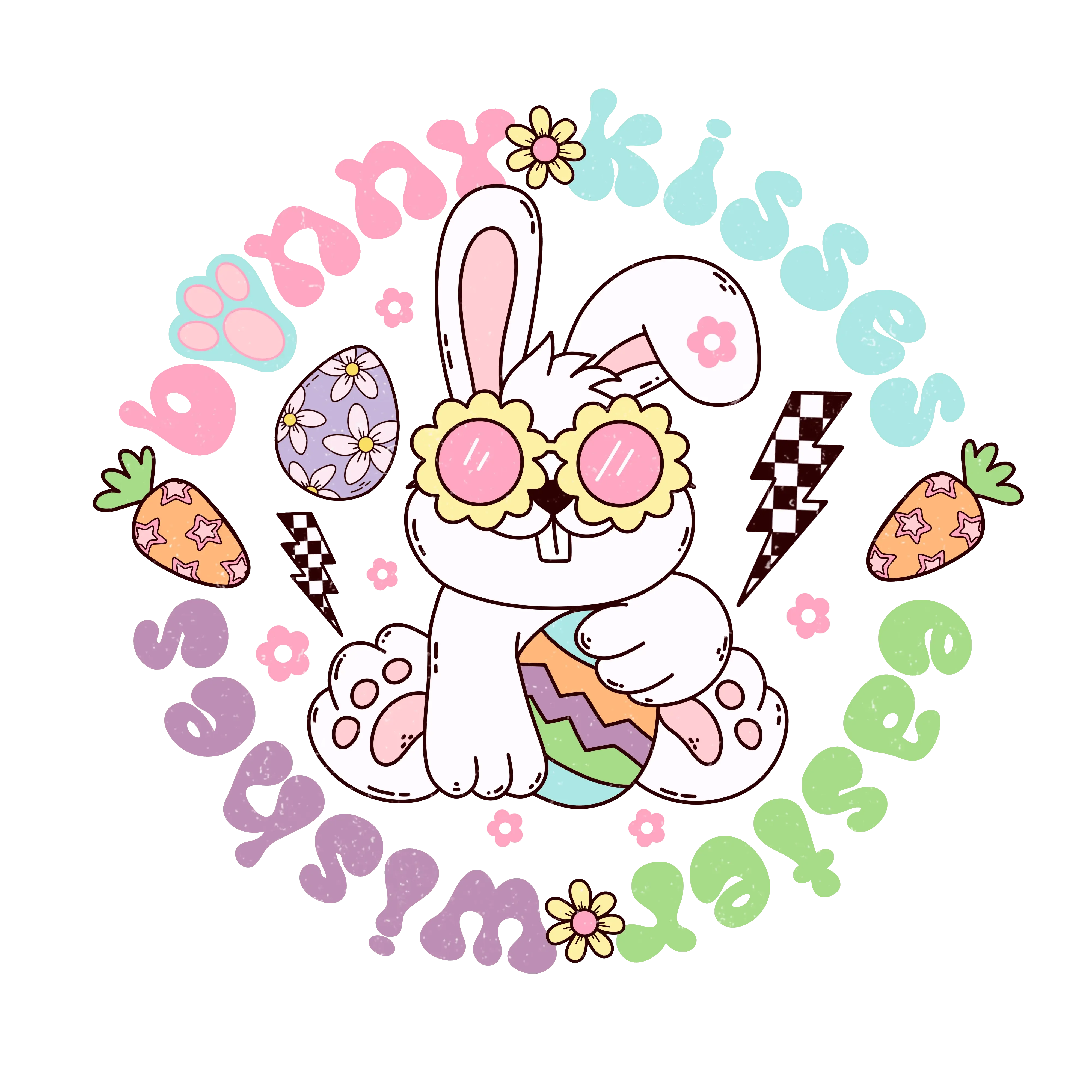 Funny Easter Wishes Design - DTF Ready To Press — DTF Center