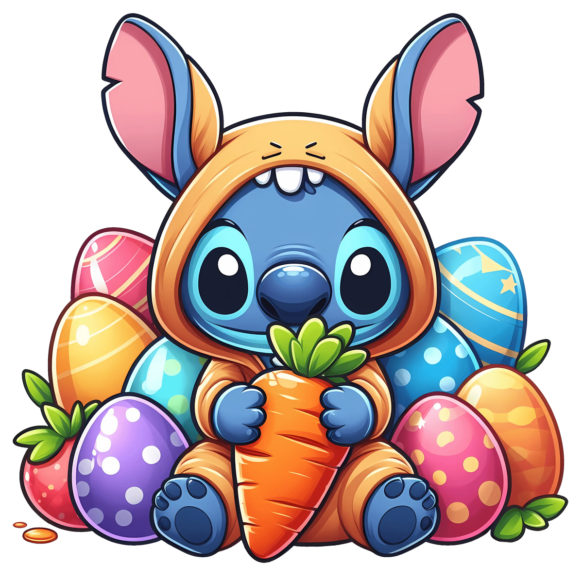 Easter Cute Bunny Design - DTF Ready To Press DTF Center