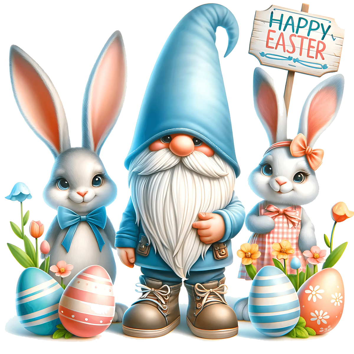 Cute Family Easter Design - DTF Ready To Press DTF Center