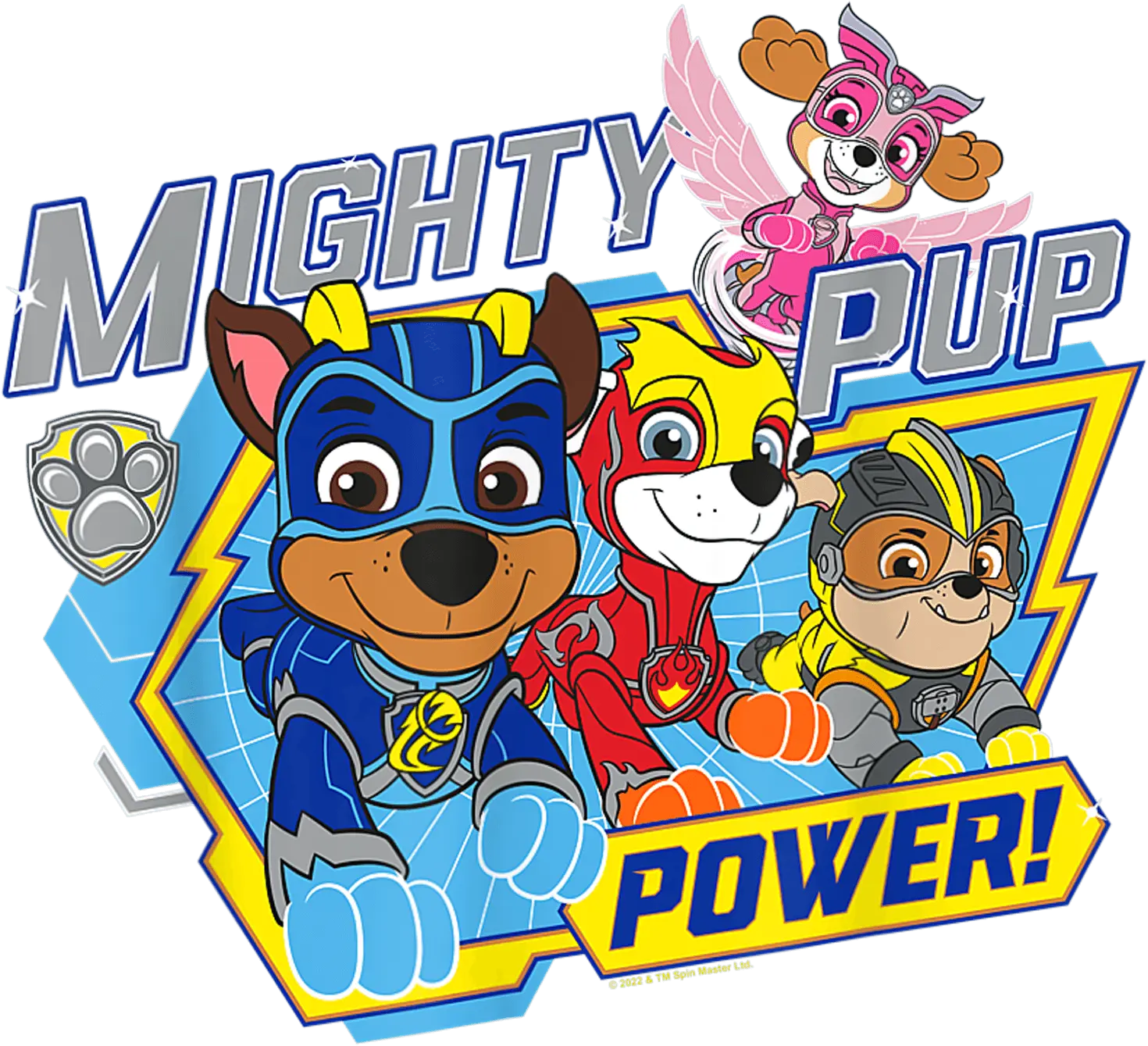 Mighty Pup Power Paw Patrol Design - DTF Ready To Press — DTF Center