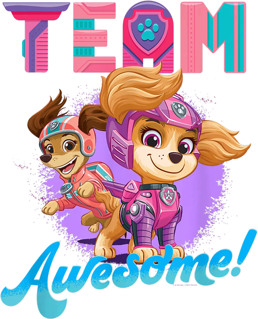Team Awesome Paw Patrol Design - DTF Ready To Press — DTF Center